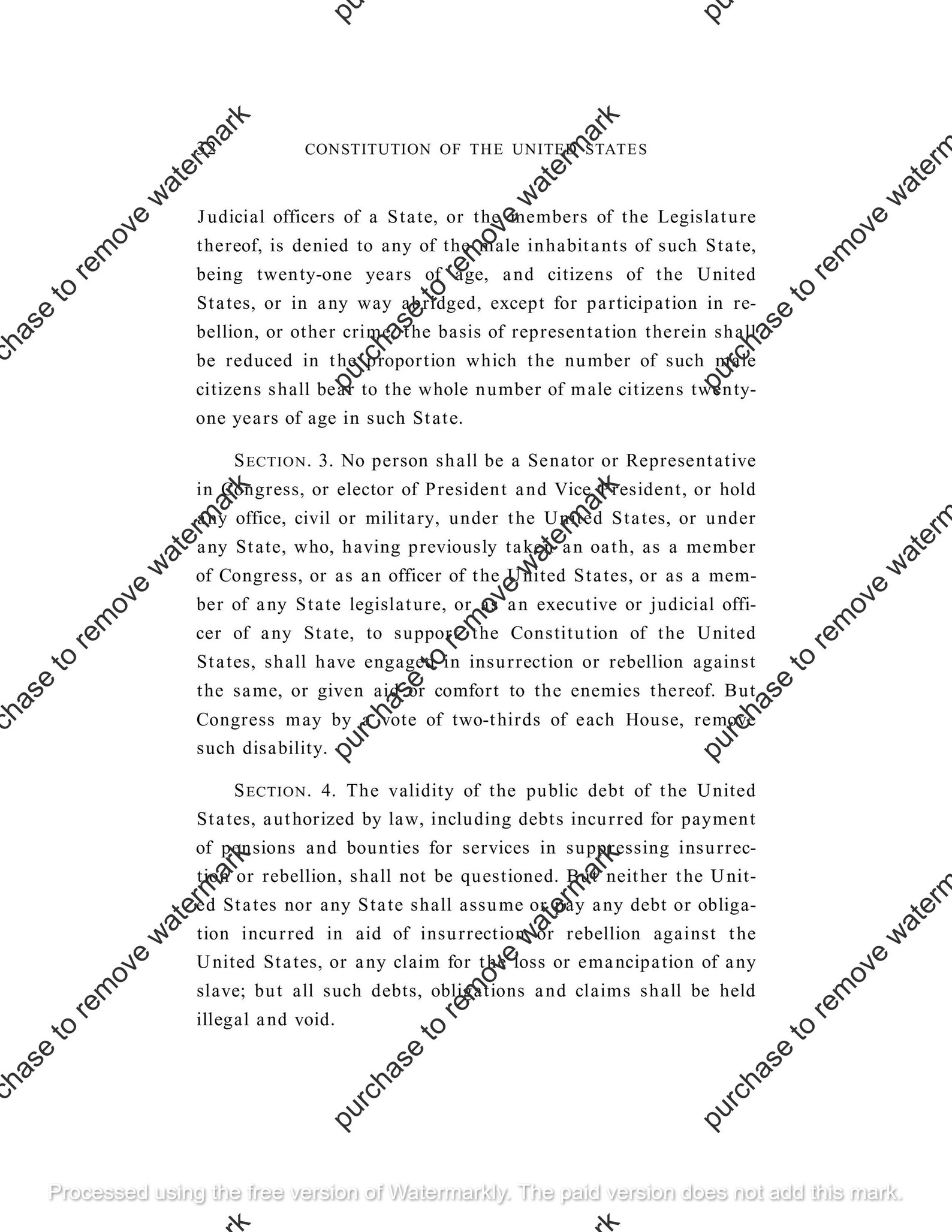 27 Amendments to the US Constitution PDF File Digital Document Download ...