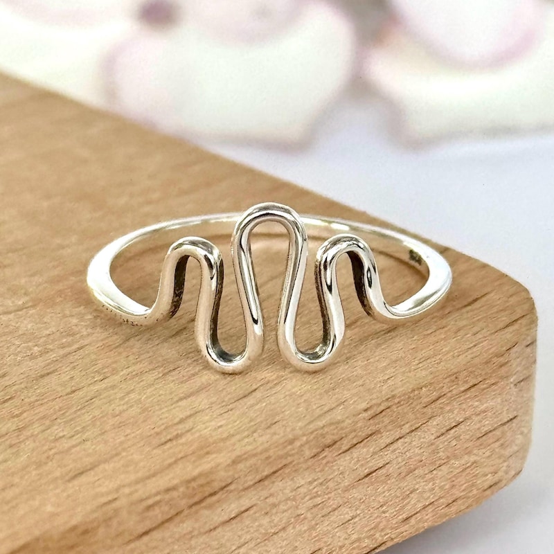Abstract Flow Ring - Etsy