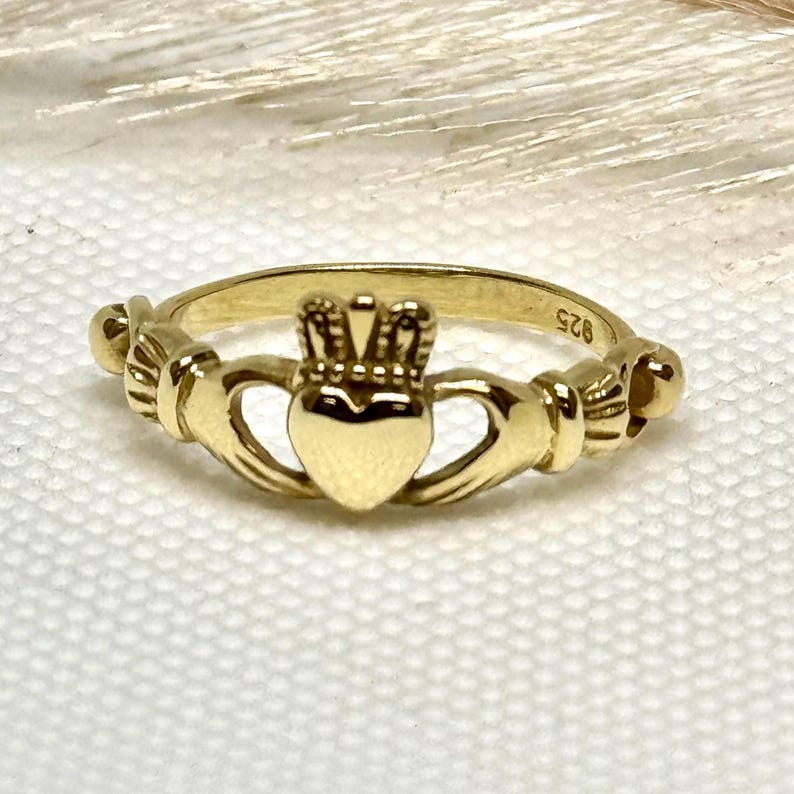 Sterling Silver 925 Claddagh Ring Pretty Ring, Heart Ring, Love Ring ...