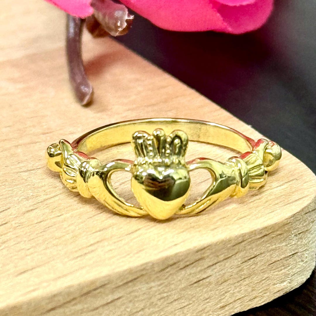 Sterling Silver 925 Claddagh Ring Pretty Ring, Heart Ring, Love Ring ...