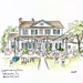 Custom home portrait House Illustration Watercolor original | Etsy