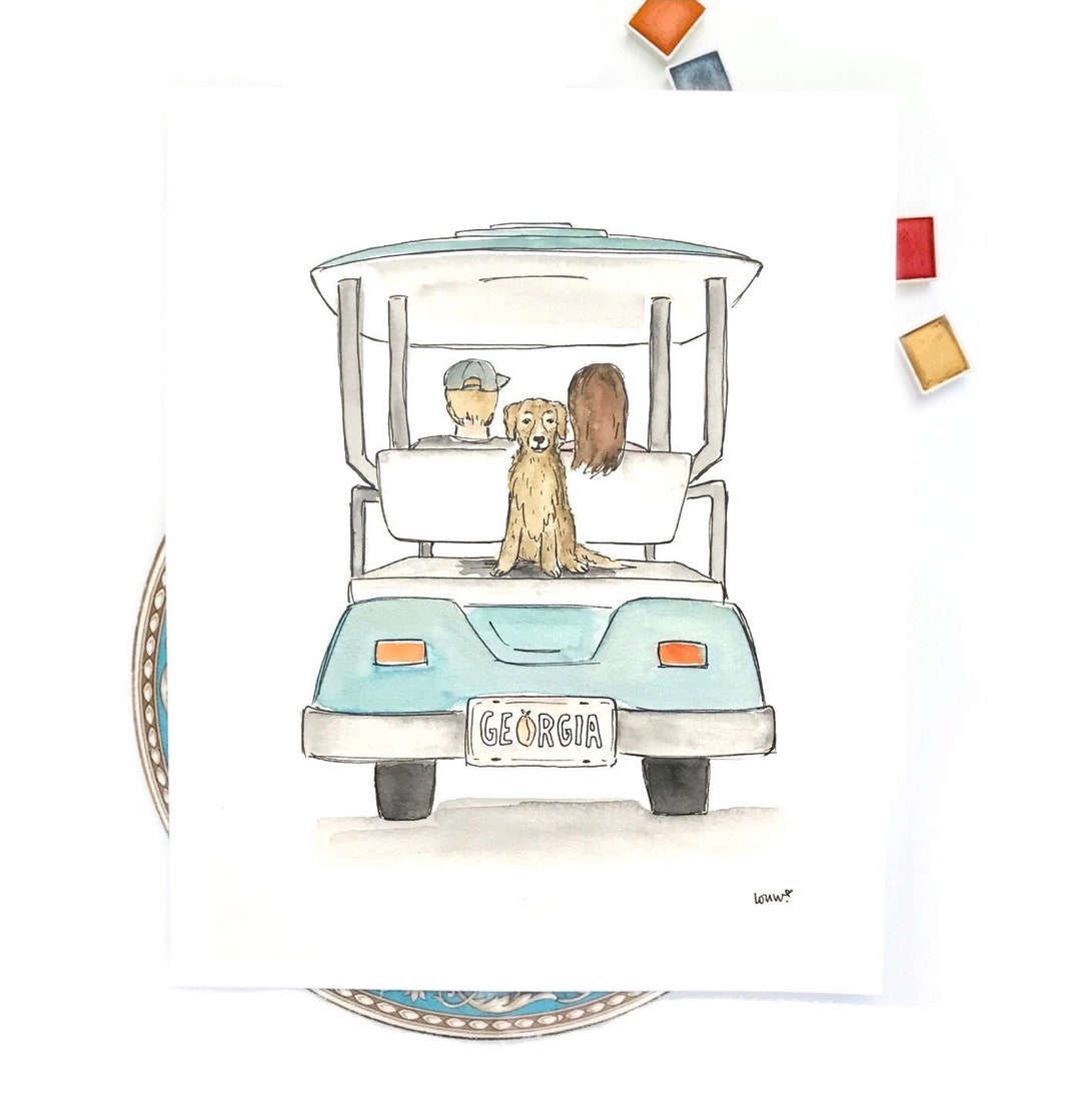 Custom Hand Painted Original Watercolor and Ink Art, Faceless Portrait ...