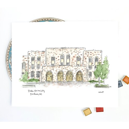 Duke University Chapel Watercolor Art Print 8x10 or 11x14 - Etsy Duke University Chapel Watercolor Art Print 8x10 or 11x14 - Etsy