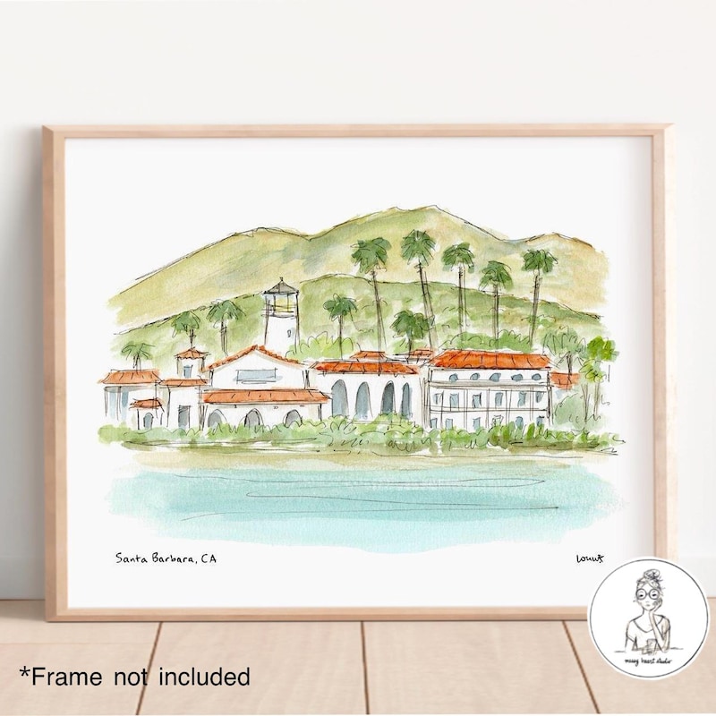 Santa Barbara Art - Etsy