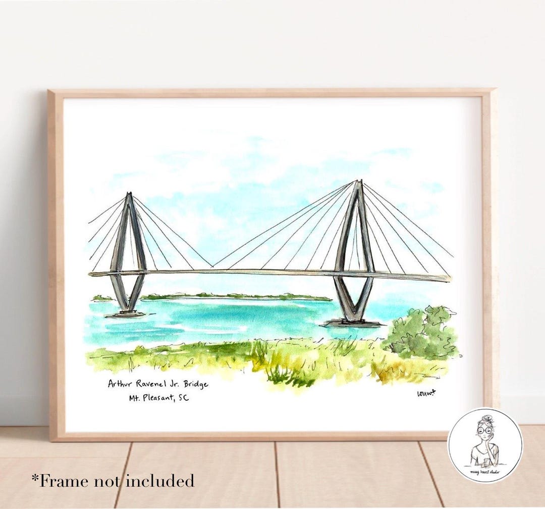 Charleston, South Carolina, Historic Arthur Ravenel Jr. Bridge, the ...
