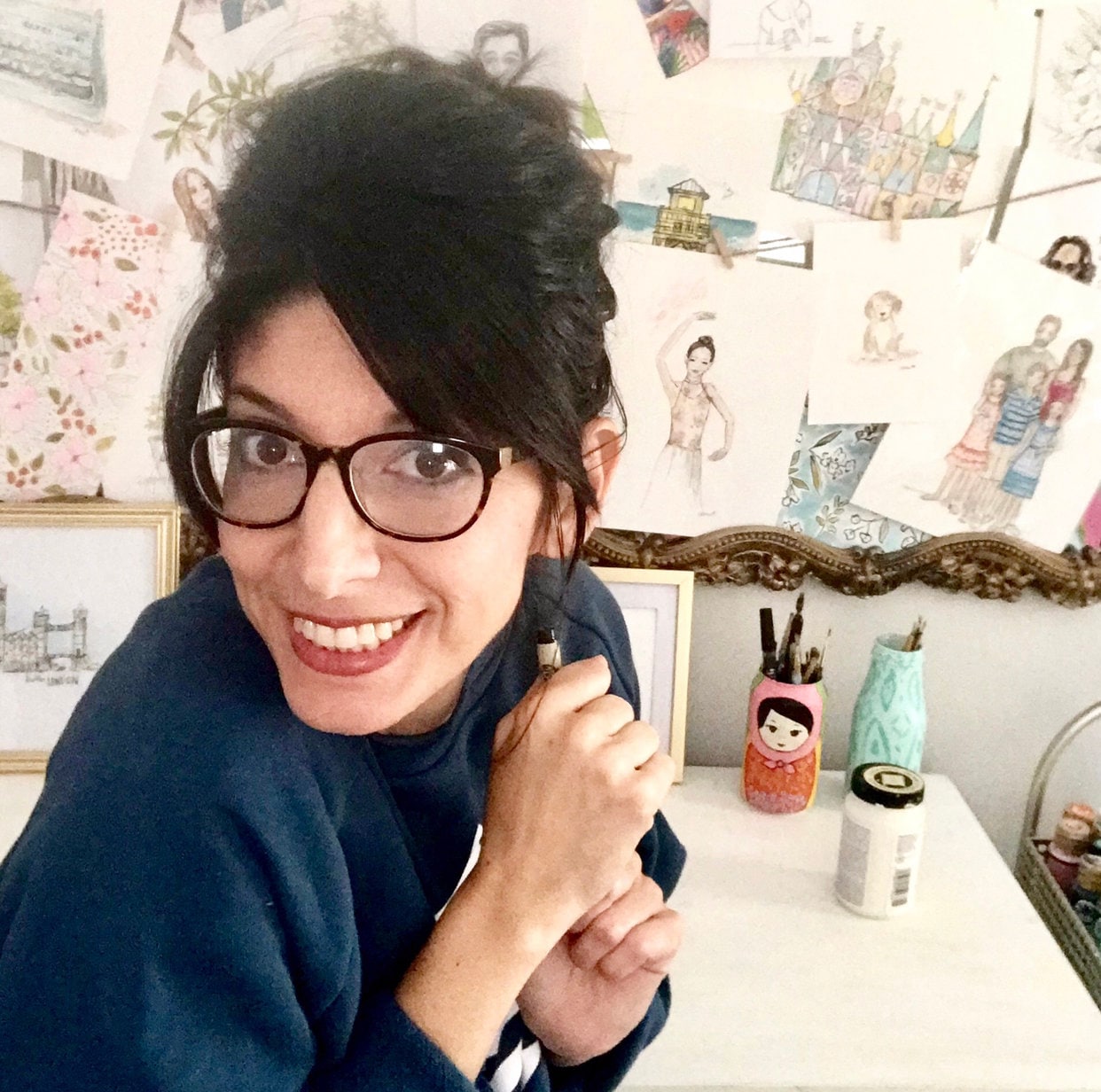 Sandy Hook Lighthouse Historic lighthouse illustration | Etsy