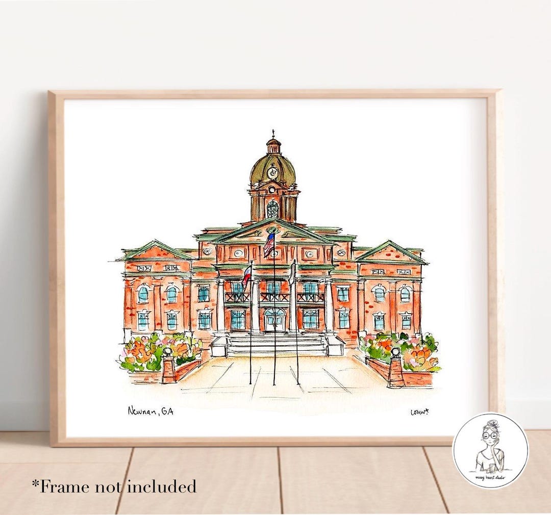 Coweta County Courthouse, Newnan, Georgia, Gallery Wall Art ...