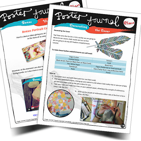 Poster Journal Class by Jennibellie - PDF VERSION - Etsy