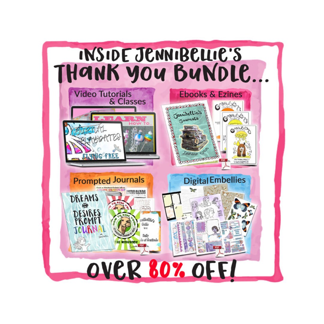AMAZING THANK YOU Bundle of Classes, Kits, Zines & Embellishments by ...