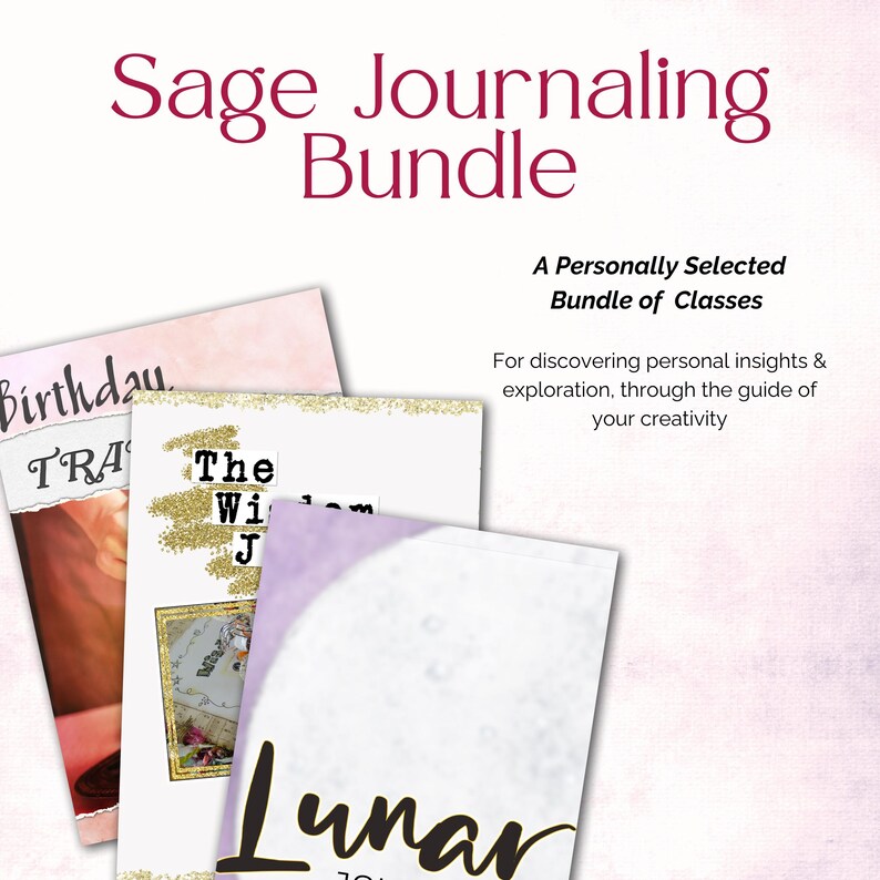 Sage Bundle - Art Journaling Class Bundle From Jennibellie | Intuitive ...