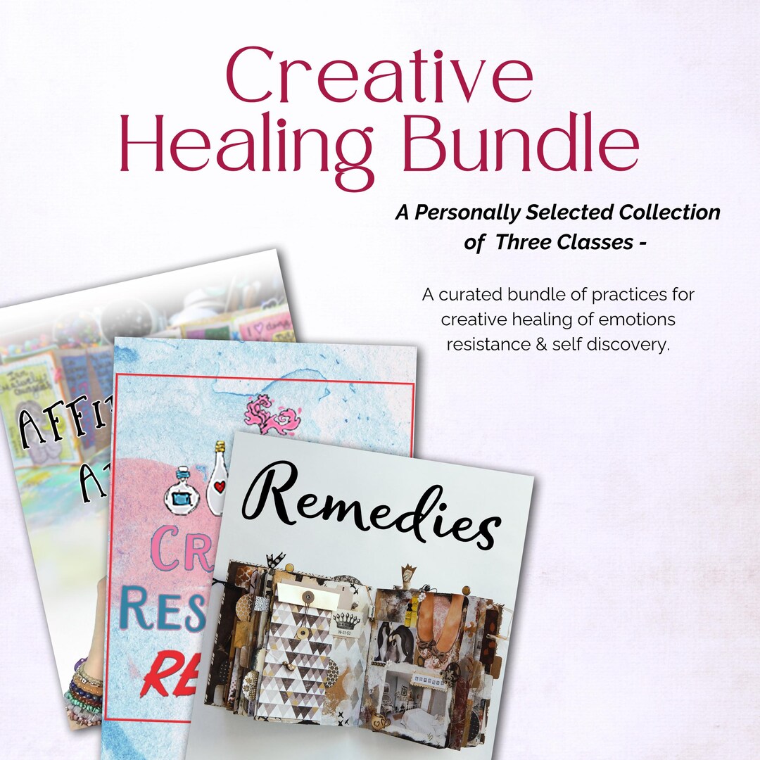 Creative Healing Bundle - an Art Journal Healing Class Bundle From ...