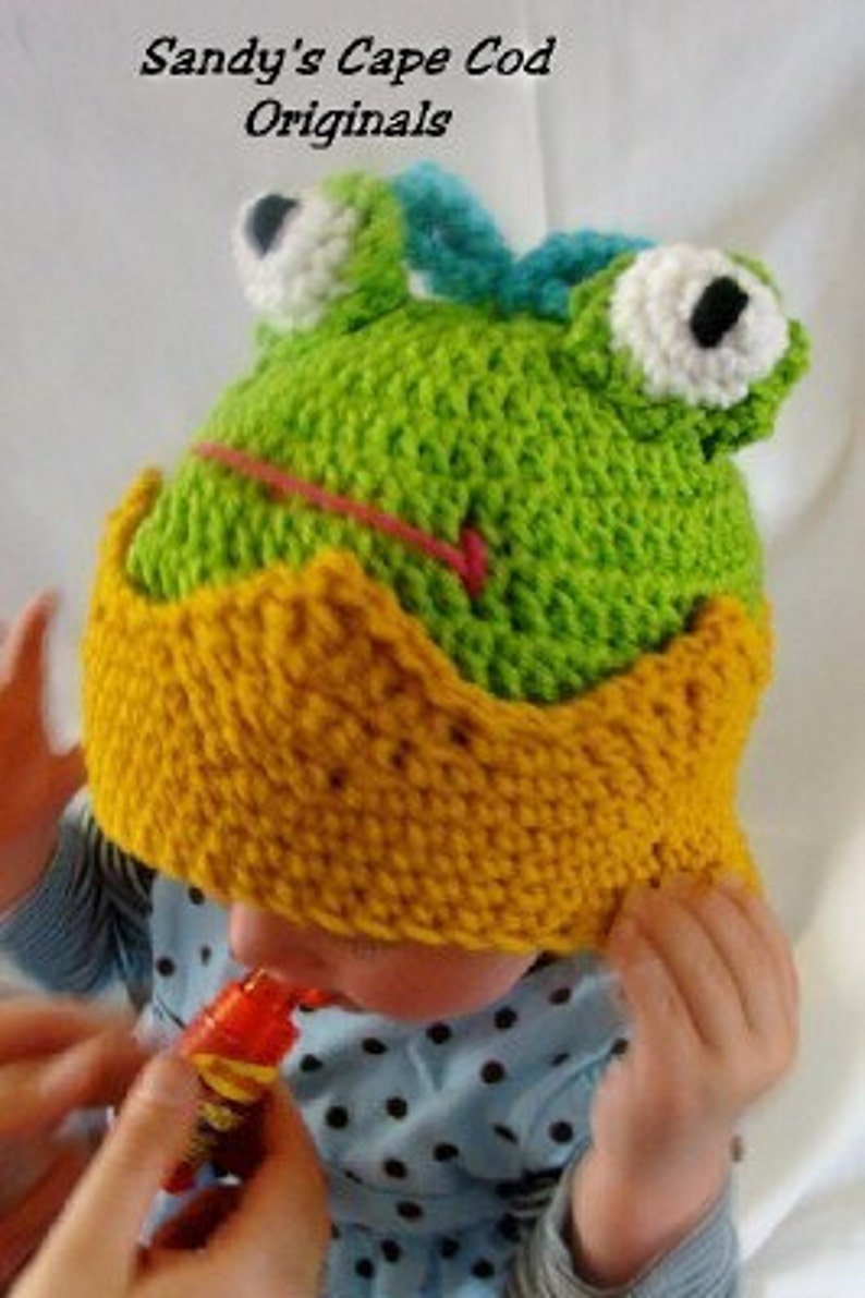 Prince or Princess Frog Crown Hats Crochet Pattern PDF 391 - Etsy