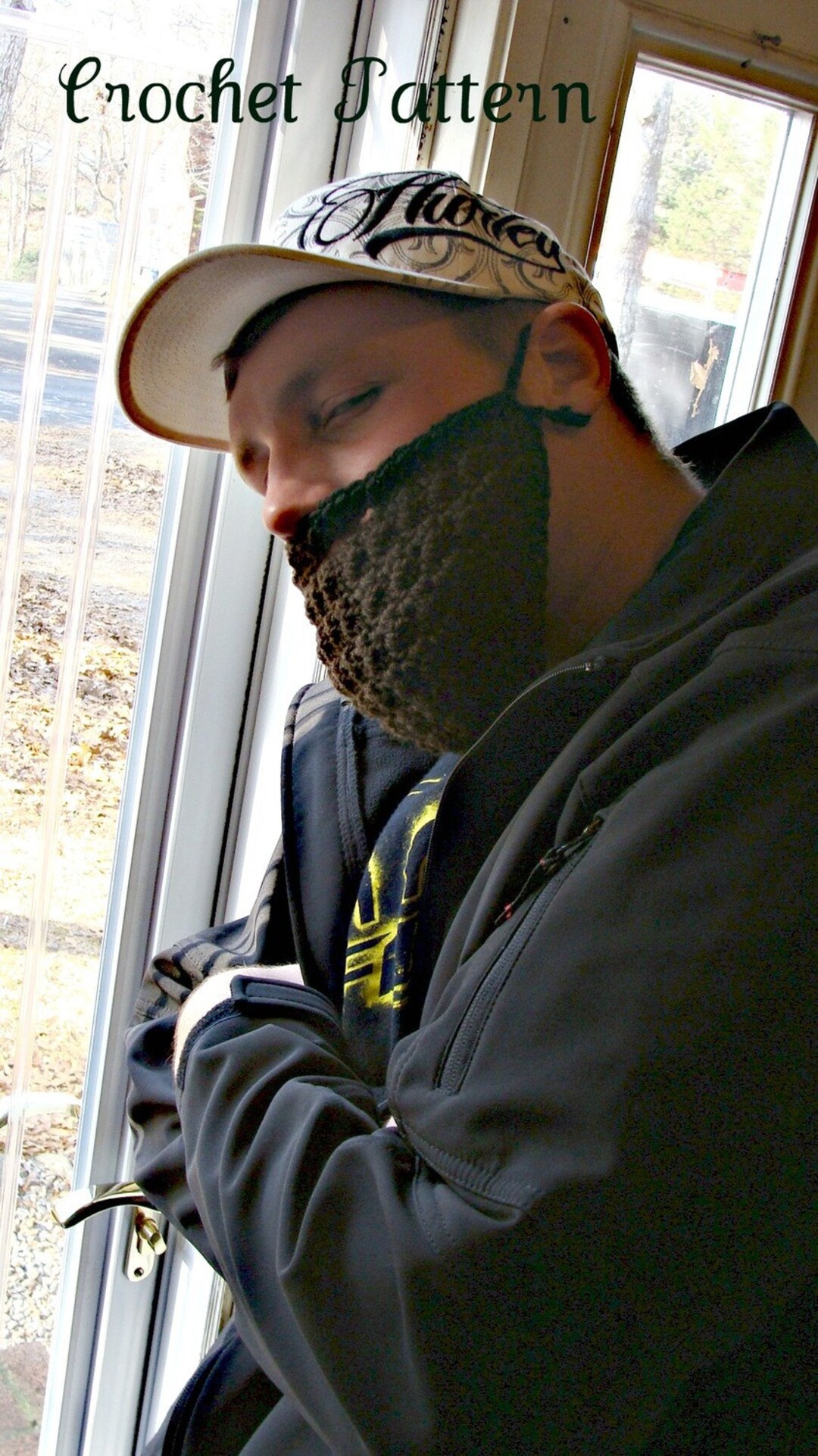 Over the Ears Crochet Beard for Teens to Adults Crochet - Etsy