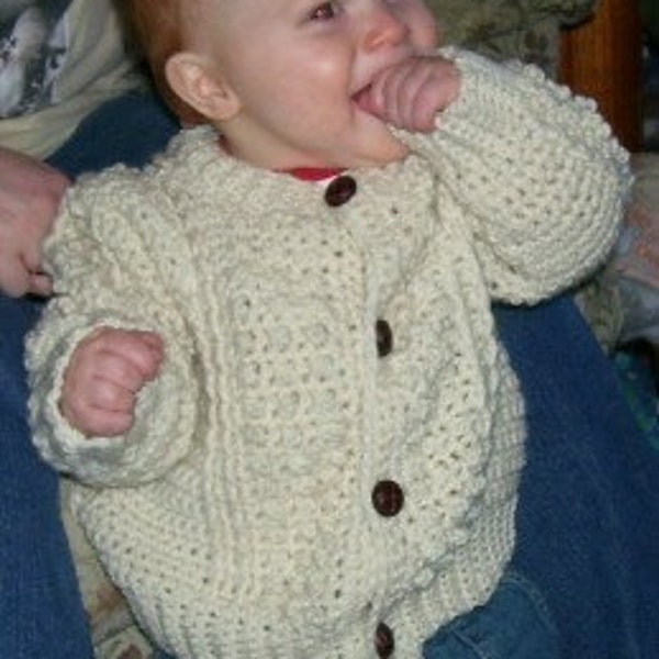 Fisherman Cardigan - Etsy