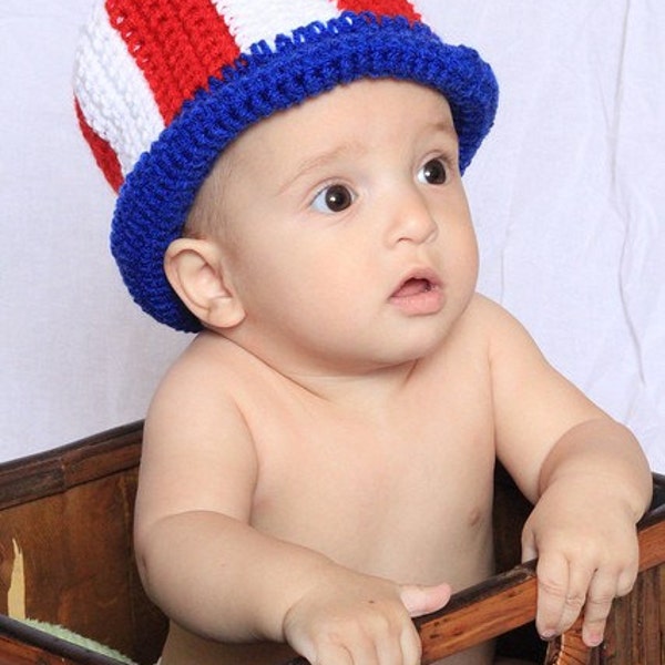 Crochet Uncle Sam - Etsy