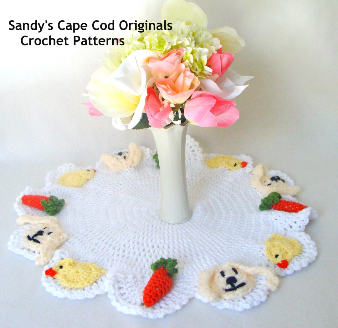 Easter Doily or Basket Liner Crochet Pattern Pdf694 - Etsy