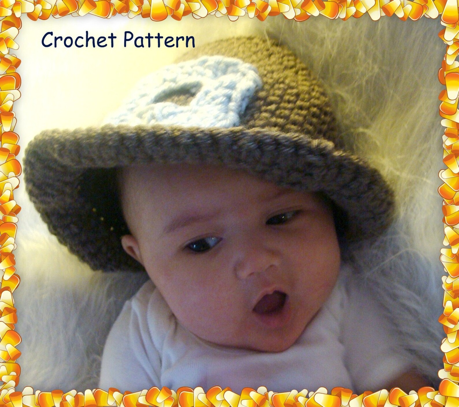 Pilgrim Hat and Collar Photo Props Crochet Pattern PDF 473 - Etsy