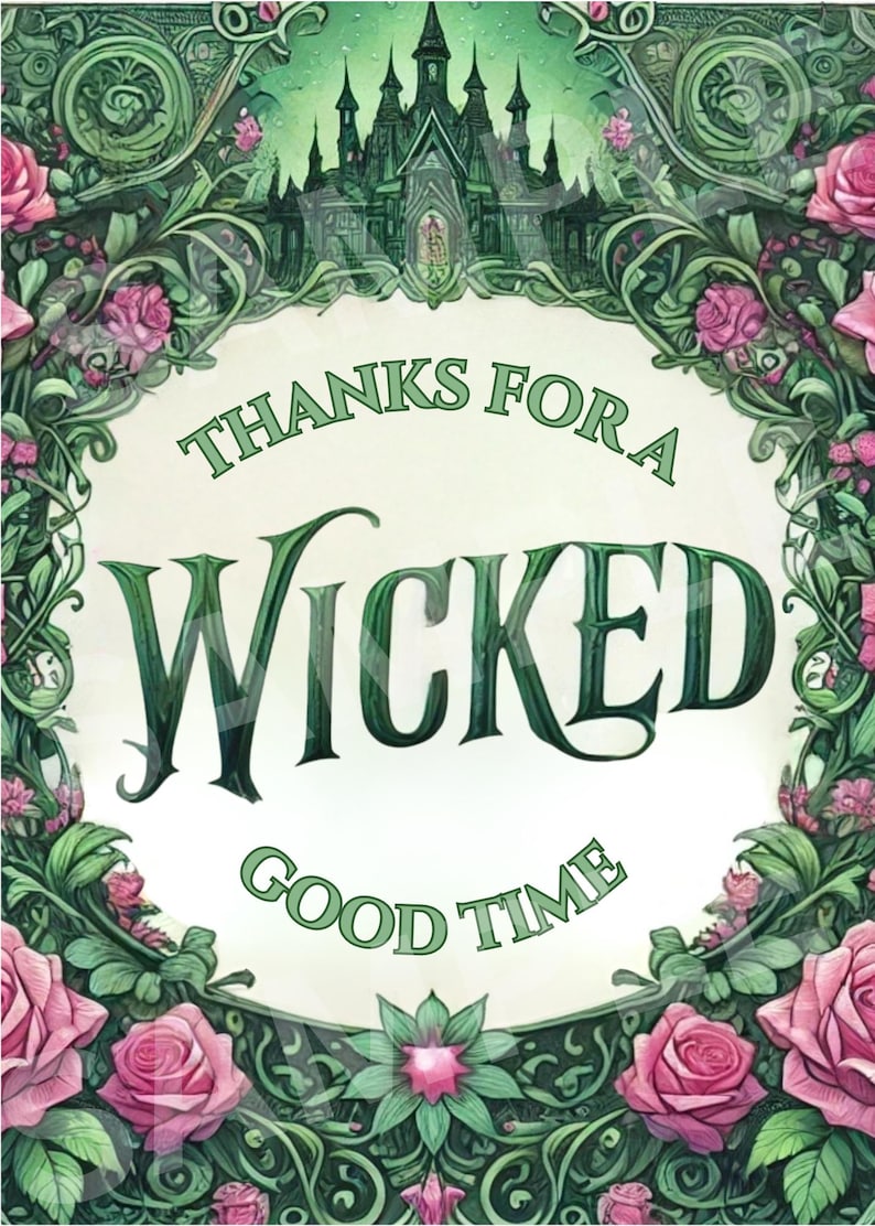 Wicked Party Bundle, Wicked Birthday Party Invitation, Wicked Welcome ...
