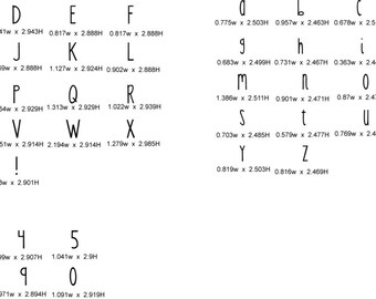 Fornax 2.75mm Lowercase Alphabet Letter Set Jewelry Stamping | Etsy