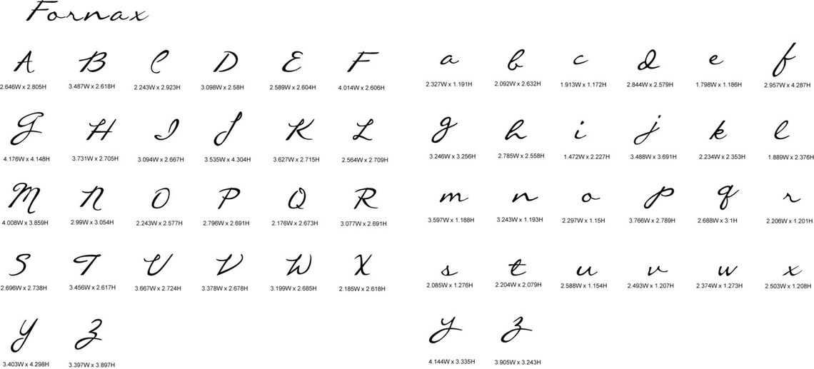 Fornax 2.75mm Lowercase Alphabet Letter Set Jewelry Stamping | Etsy