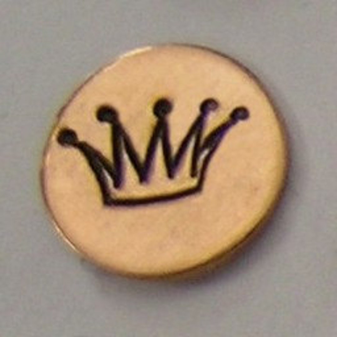 Metal Steel Stamps CROWN Design Stamp Jewelry Stamping the Urban Beader ...