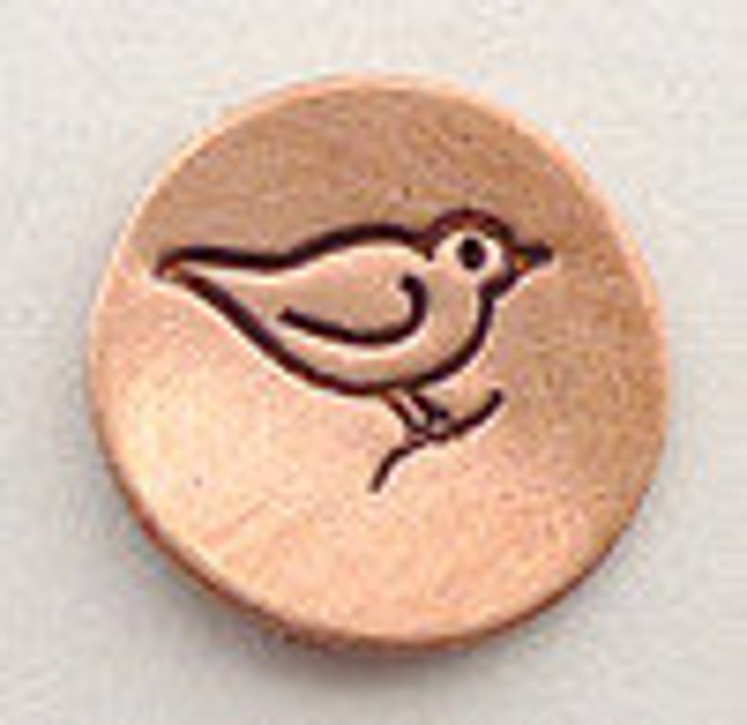 Bird Metal Design Stamp 6mm - Metal Jewelry Stamping Tool - the Urban ...
