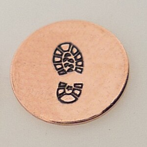5mm Right Combat Boot Print Metal Design Stamp - Metal Jewelry Stamping ...