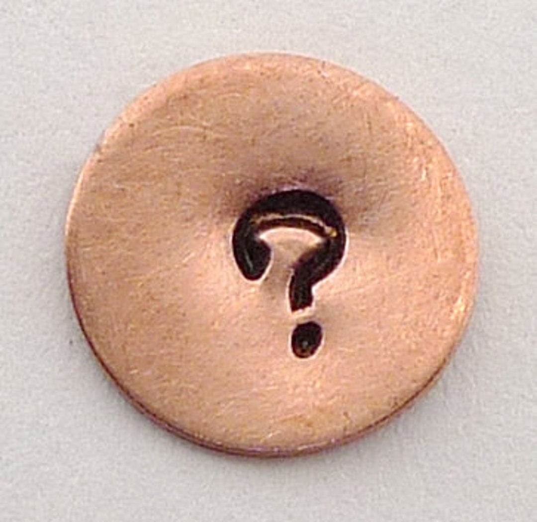 Metal Steel Stamps QUESTION MARK Design Stamp Jewelry Stamping the ...