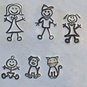 Metal Steel Stamps Stick Figure Baby Design/decorative Stamp for Metal ...