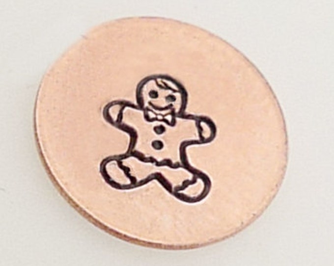 5mm Gingerbread Man Metal Design Stamp Metal Jewelry - Etsy