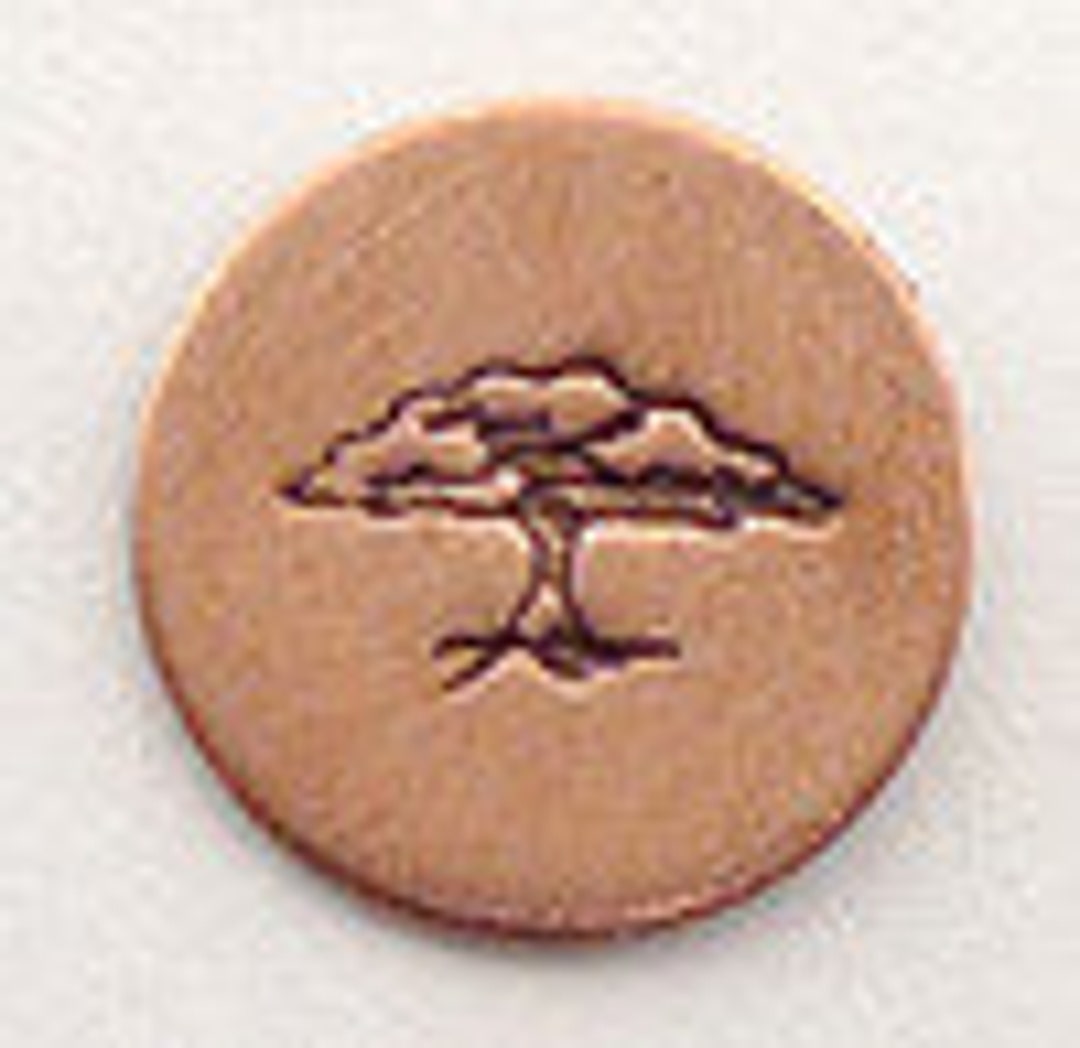Metal Steel Stamps 6mm TREE OF LIFE Design Stamp Jewelry Stamping the ...