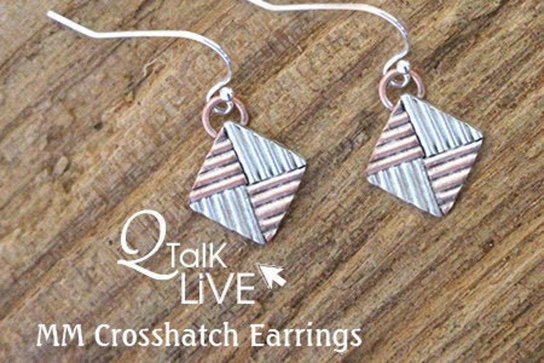 Crosshatch Earrings Instructions, Metalsmithing Tutorial Kieu Pham Gray ...