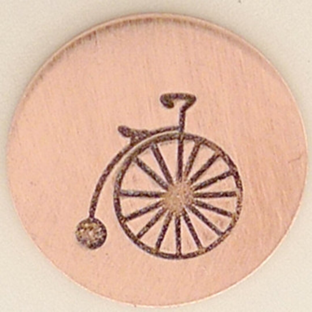 Bicycle Metal Design Stamp 5mm - Metal Jewelry Stamping Tool - Etsy