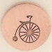 Bicycle Metal Design Stamp 5mm - Metal Jewelry Stamping Tool - Etsy