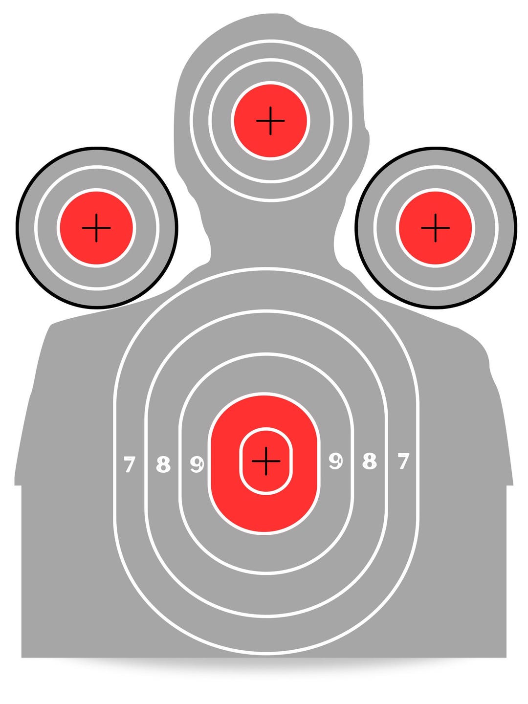 Paper Silhouette Target Digital Download - Etsy