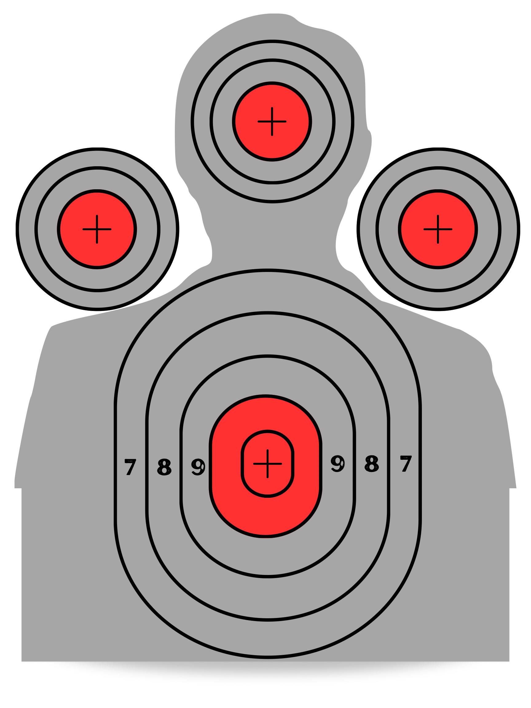 Printable Silhouette Targets Digital Download - Etsy