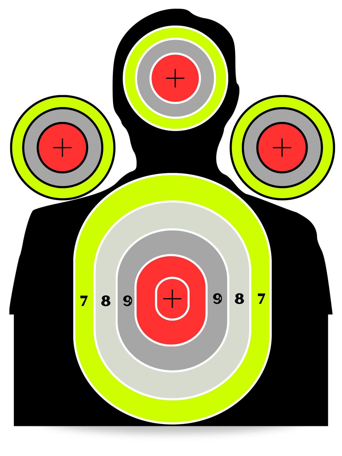 Printable Paper Silhouette Target Download - Etsy