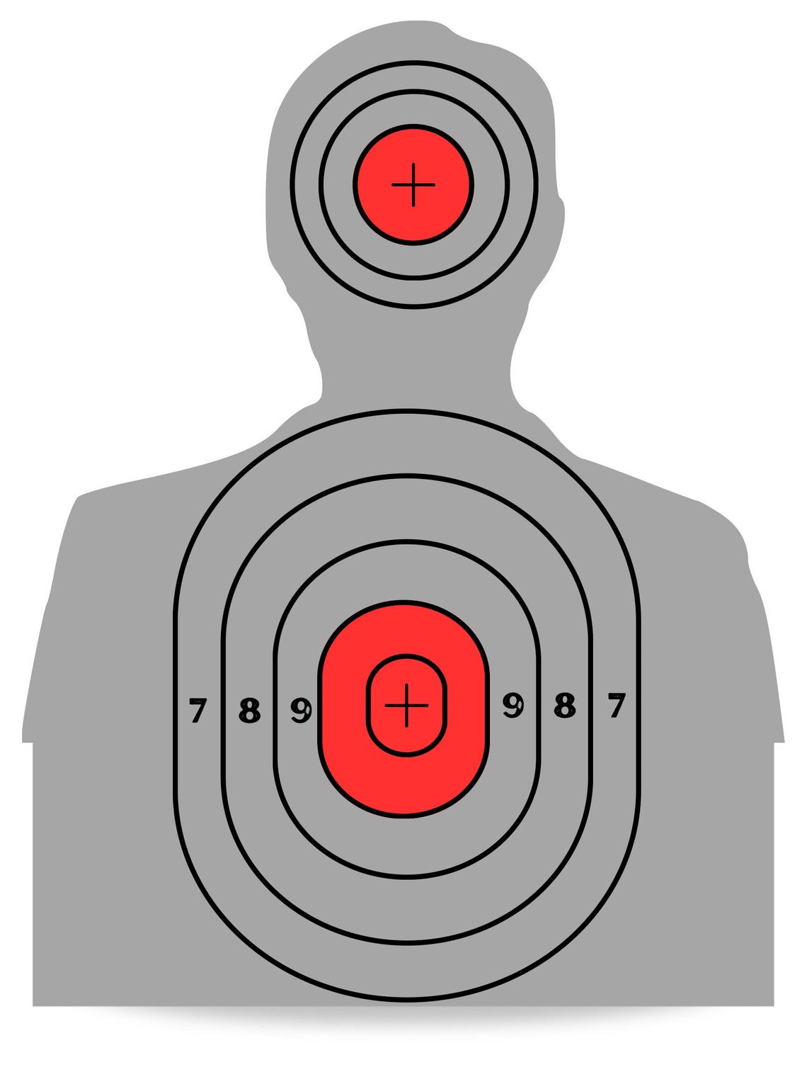 Printable Silhouette Targets Digital Download - Etsy