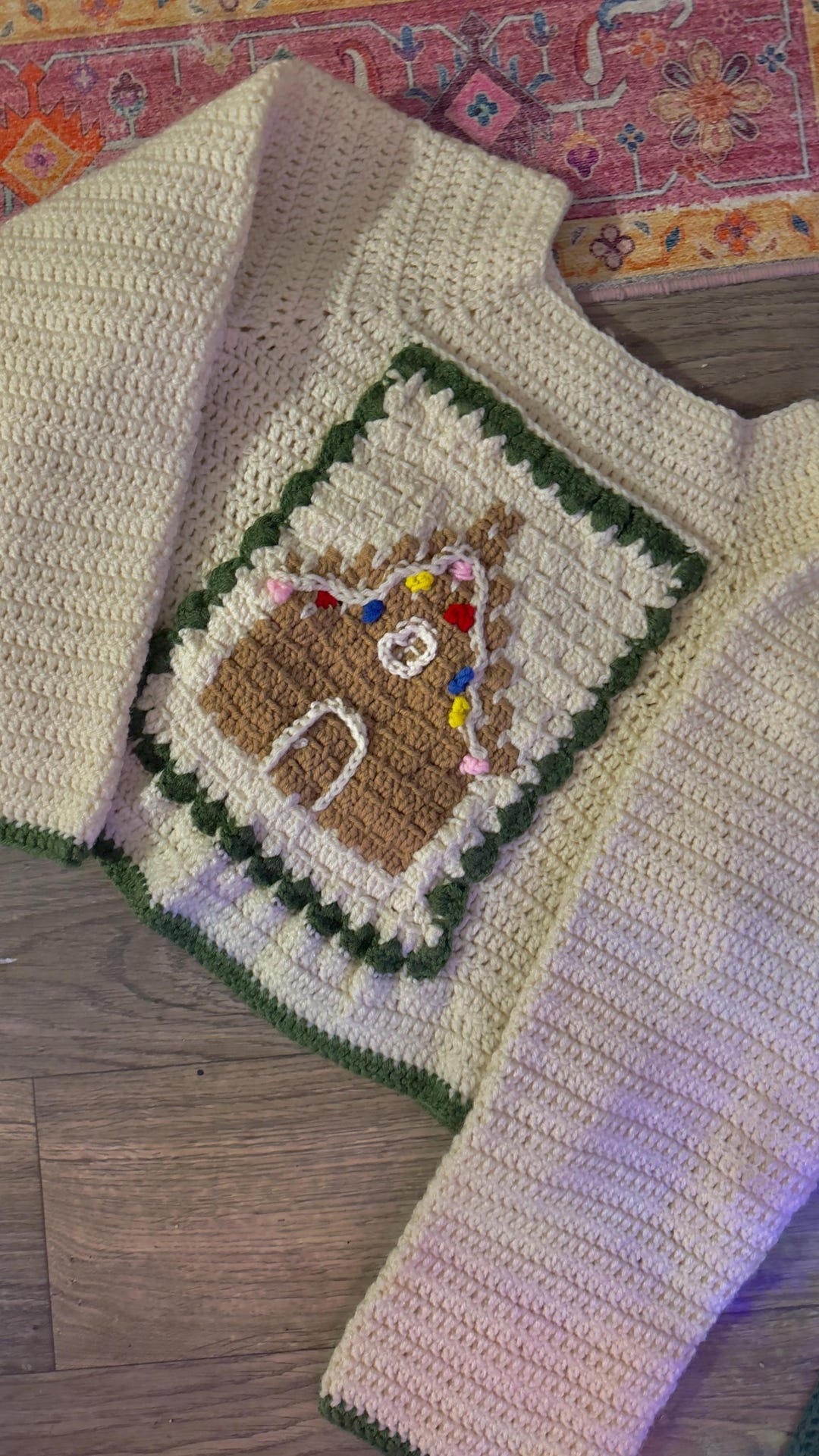 Sirdar Gingerbread House Inspired Sweater - Etsy