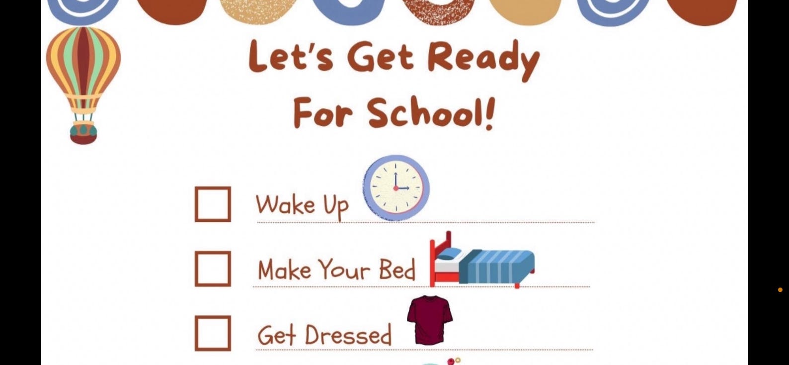 Let’s Get Ready for School Checklist! - Etsy
