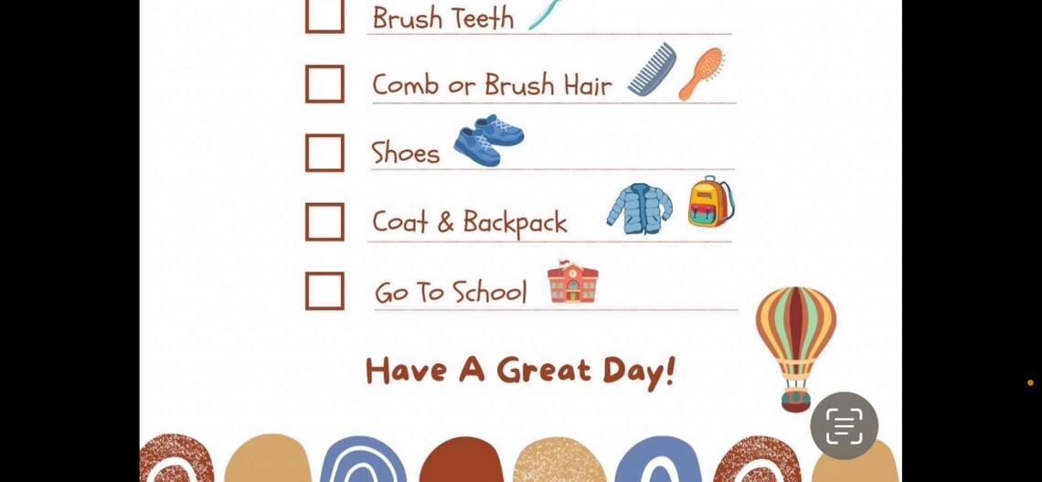 Let’s Get Ready for School Checklist! - Etsy