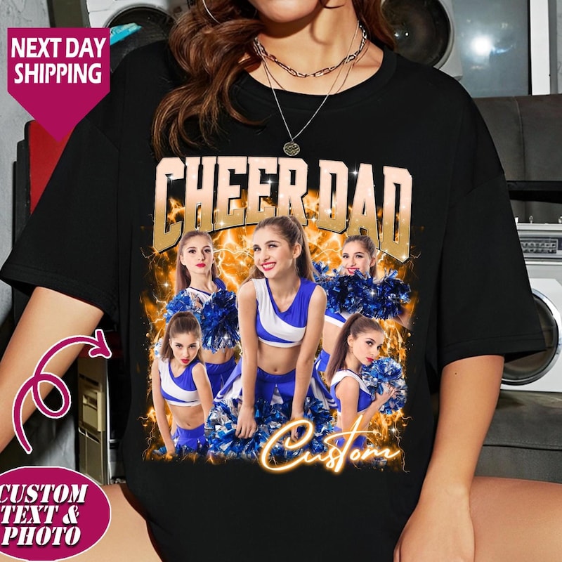 Team Name Cheer Dad - Etsy