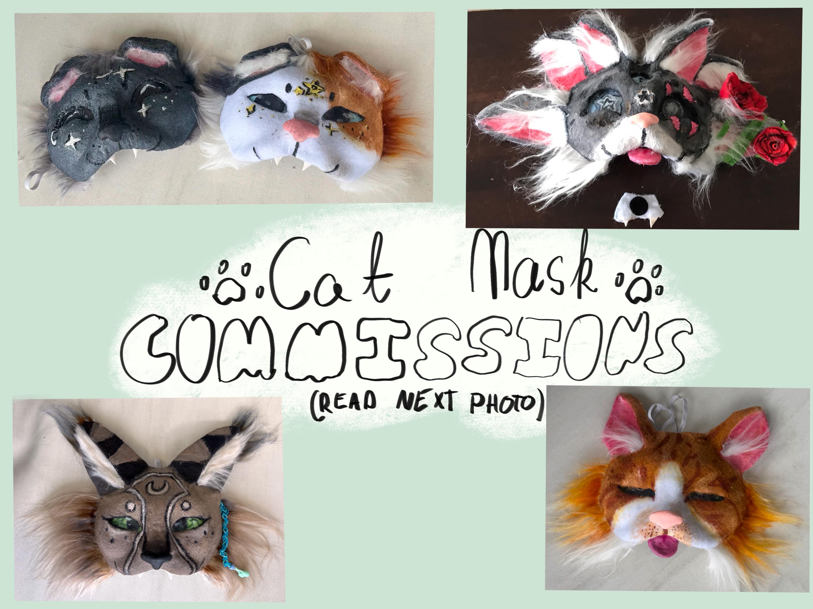 Custom Cat Mask Commissions! - Etsy Australia