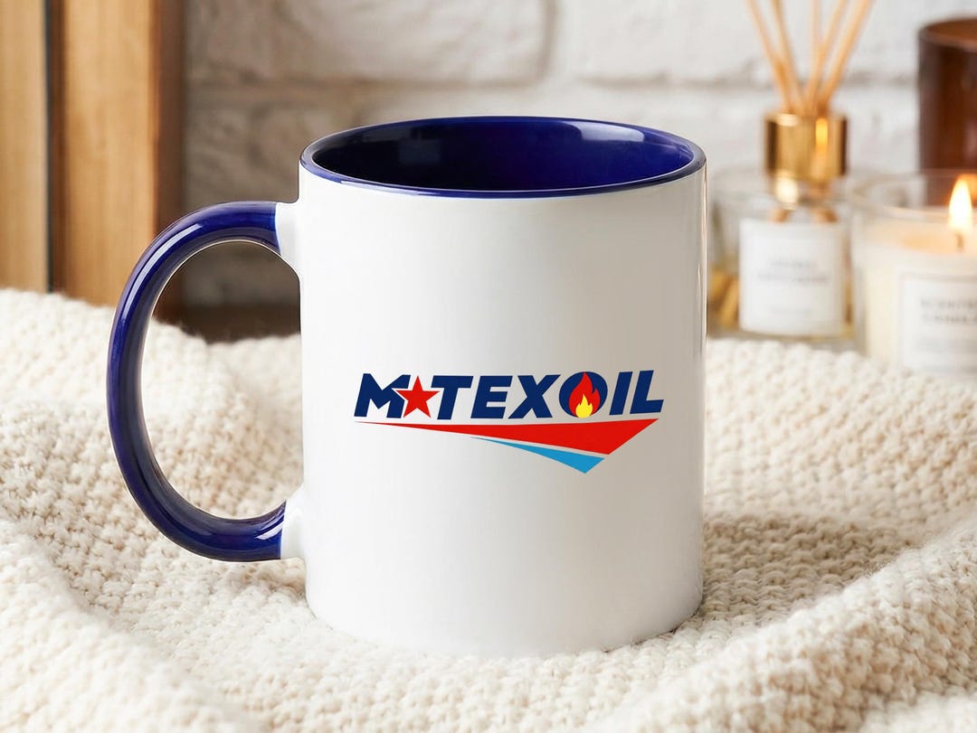 MTEX Oil Ceramic Mug, Oilfield Logo Coffee Mug, MTEXOIL Style Graphic ...