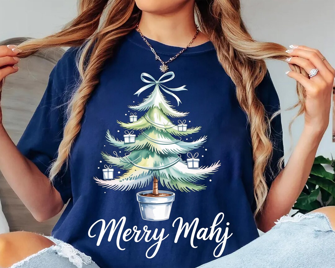 Mahjong Christmas Tree PNG: Merry Mahj Holiday Design (digital Download ...