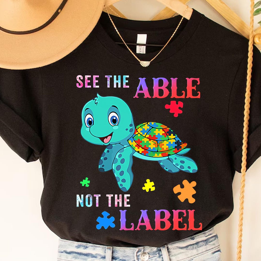 See the Able Not the Label PNG, Autism Awareness Sublimation Design ...