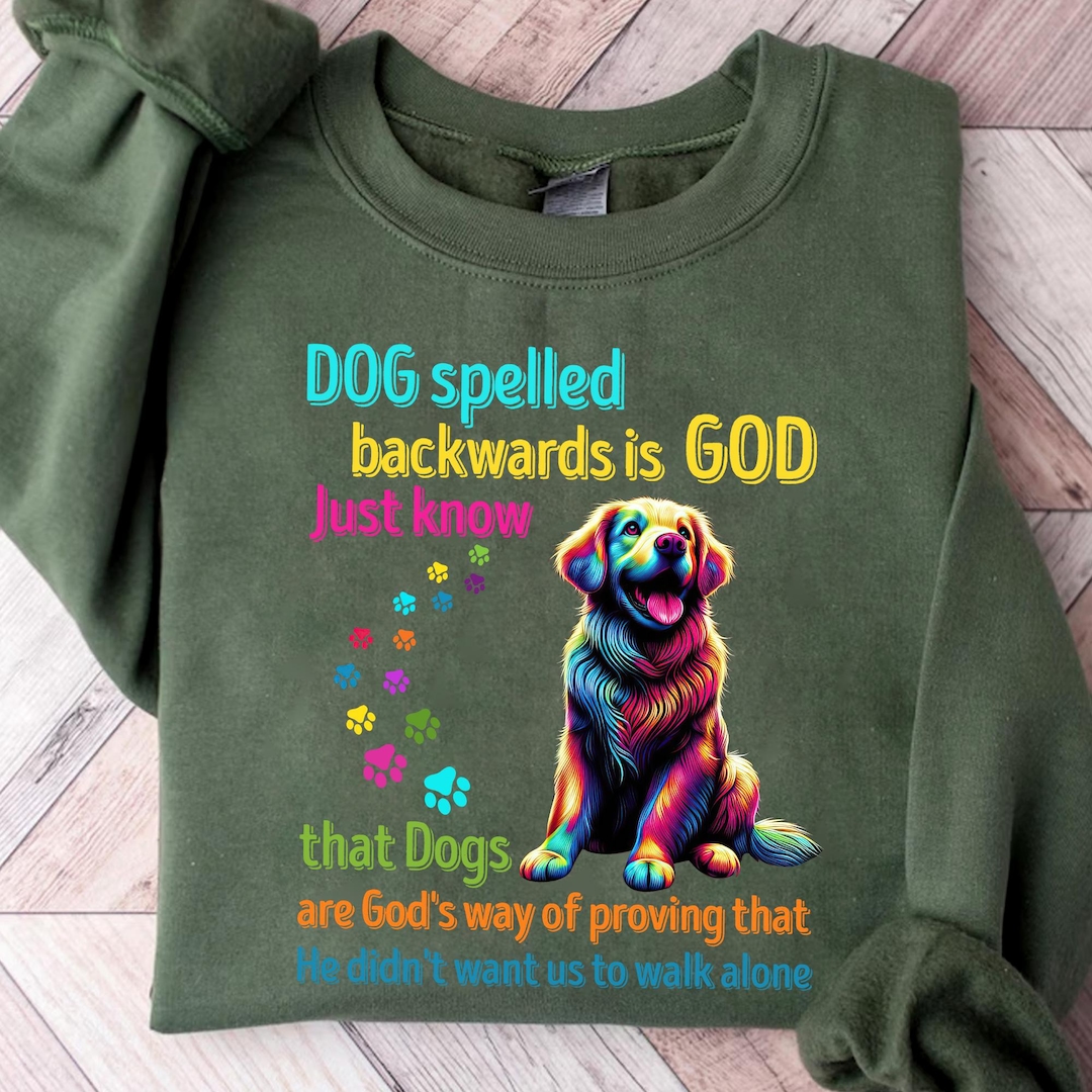 Dog Spelled Backwards is God PNG Design (digital Download) - Etsy