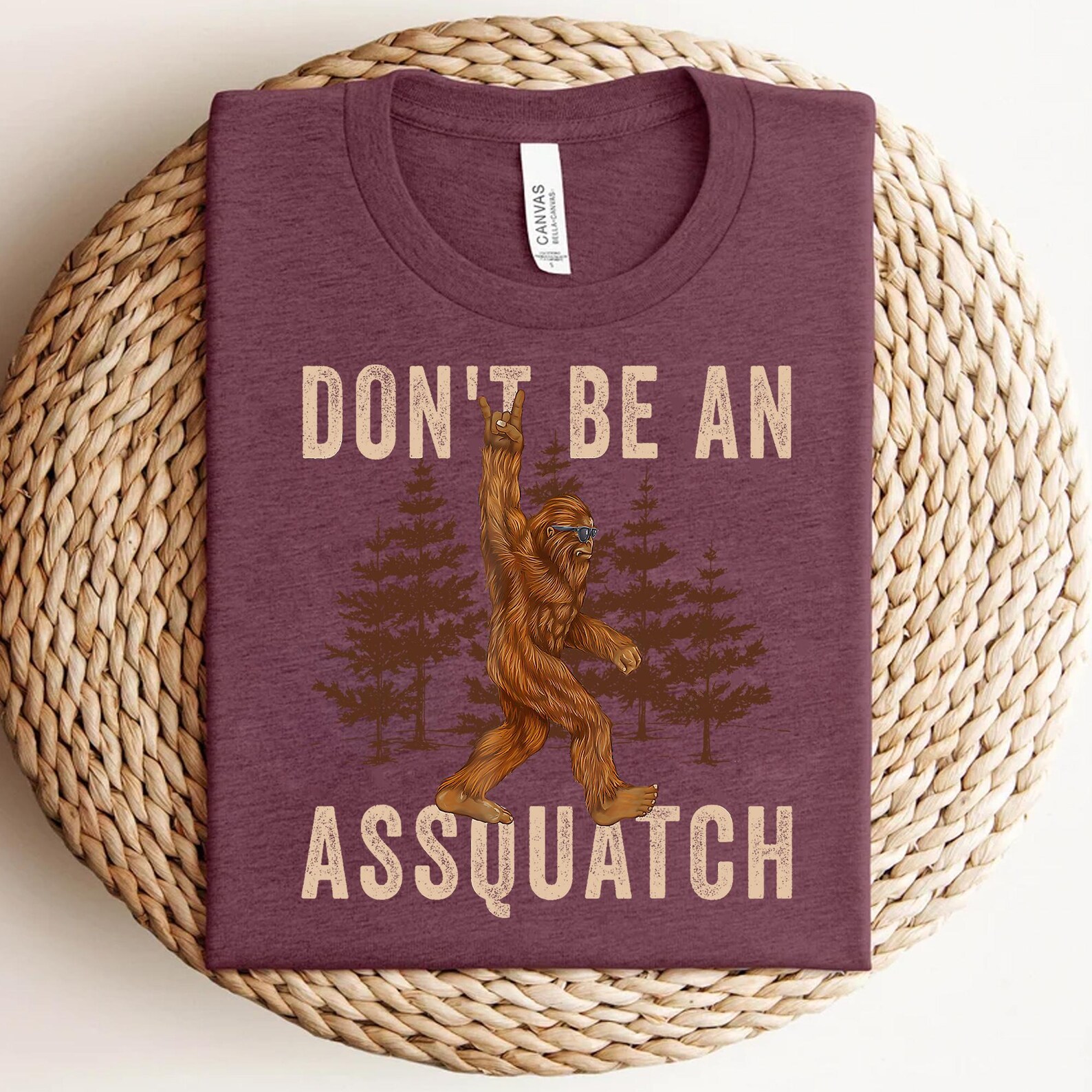 Funny Bigfoot Assquatch PNG - Humorous Outdoor Design (digital Download ...