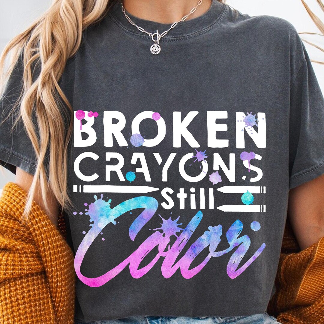 Broken Crayons Still Color PNG: Watercolor Splatter (digital Download ...