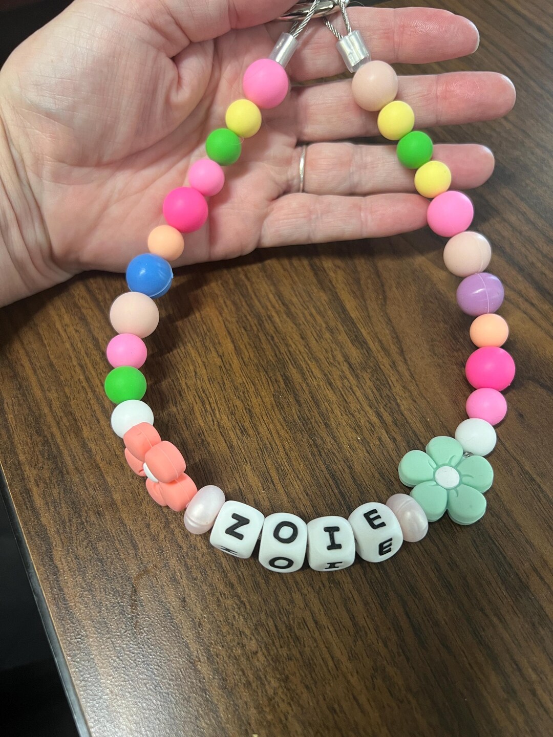 Custom Beaded Name Collar – Made With Love - Etsy